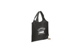China Recycled Polyester RPET Foldable Shopper Tote - 100% Recycled Material for Custom Brand Promotion for sale