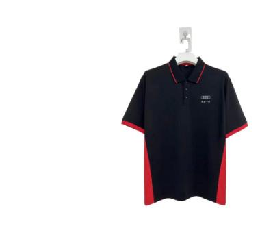China Custom Embroidered Men's Work T-Shirts - Branded Corporate Uniforms with Professional Embroidery Options for sale
