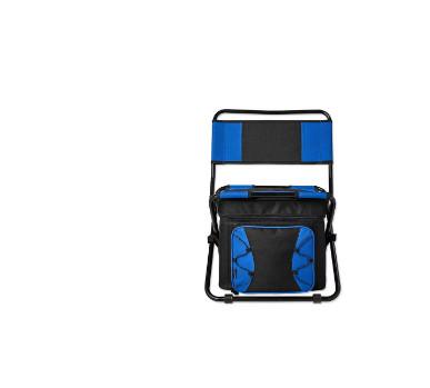 China Insulated Folding Cooler Chair 40 Can Capacity Portable Outdoor Seat for sale