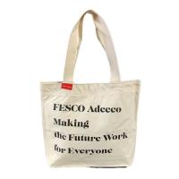 China RPET Recycled Cotton Tote Bag with Custom Branding - Eco-Friendly 100% Recycled Material for Shopping & Promotional Use for sale