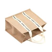 China Custom Natural Jute Tote Bags 40x35x15cm with 15-20kg Load Capacity for Eco-Friendly Branding for sale