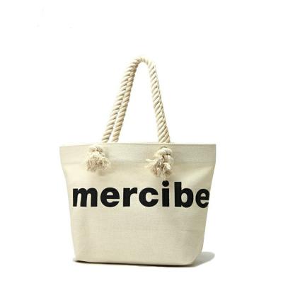 China GOTS & GRS Certified Organic Cotton Tote Bag with Rope Handles - Custom Patterns & Colors Available for sale