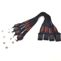 China Sustainable RPET Regenerated Polyester Lanyards - 20mm Width, 500g Load Capacity for ID Badges & Corporate Use for sale