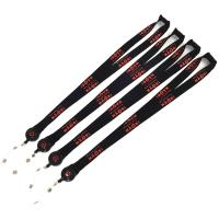 China Sustainable RPET Regenerated Polyester Lanyards - 20mm Width, 500g Load Capacity for ID Badges & Corporate Use for sale