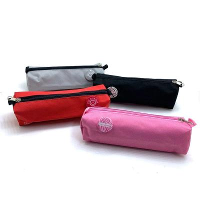 China Eco Friendly RPET Stationery Bag 20x10cm Recycled Plastic Pencil Case for sale