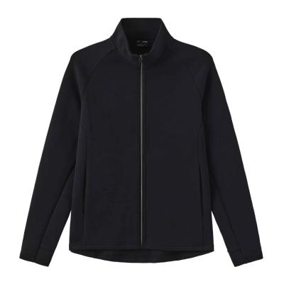 China Custom Logo Zipper Jacket Stand Up Collar Raglan Sleeves Breathable Fabric for Men Women for sale