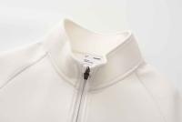 China Custom Logo Zipper Jacket Stand Up Collar Raglan Sleeves Breathable Fabric for Men Women for sale