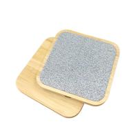 China Eco-Friendly 15W Fast Wireless Charger RPET Recycled Material FSC Bamboo Wood for sale