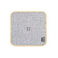 China Eco-Friendly 15W Fast Wireless Charger RPET Recycled Material FSC Bamboo Wood for sale