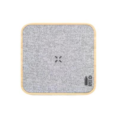 China Eco-Friendly 15W Fast Wireless Charger RPET Recycled Material FSC Bamboo Wood for sale