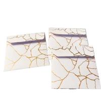 China FSC Recyclable Paper Envelopes Custom Sizes Patterns with Luxurious Gilding Eco Friendly for sale