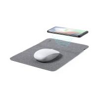 China GRS Certified RPET Wireless Foldable Mouse Pad with Qi Charging - Eco-Friendly Office Accessory for sale