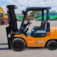 China JAPAN TOYOTA FD30 3ton Forklift with Overall Dimensions of 2.6*1.2*2.8 for sale