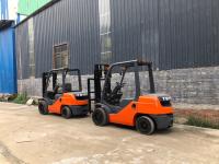 China 2012 Used Japan Toyota 3 Ton Forklift with 3 Mast Fork Lift and Automatic Manual Control for sale