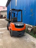 China 2012 Used Japan Toyota 3 Ton Forklift with 3 Mast Fork Lift and Automatic Manual Control for sale