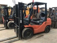 China JAPAN TOYOTA FD30 3 Ton Diesel Forklift Truck with 1.2M Fork Length and 5 Ton FD50 for sale