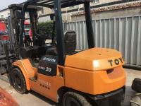China Manufacturing Plant Used TOYOTA FD30 3 ton Forklift With 3 Stages Mast In Big Promotion for sale
