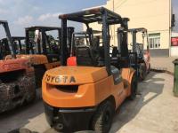 China Manufacturing Plant Used TOYOTA FD30 3 ton Forklift With 3 Stages Mast In Big Promotion for sale