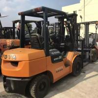 China JAPAN Used TOYOTA FD30 3 ton Forklift With 3 Stages Mast In Big Promotion Fork Width 1.6M for sale