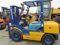 China Building Material Shops Used Komatsu FD30 Forklift 3 Tons Diesel Forklift at Year 2012 for sale