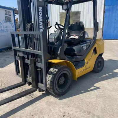 China Used Komatsu FD30T-16 3 Ton Diesel Forklift with 1.6M Fork Width in Good Condition for sale