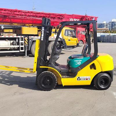 China 3Ton Gas LPG Forklift Used Komatsu FD30 Forklift 1.2M Fork Length for Precise Handling for sale