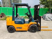 China Affordable Second Hand Toyota FD25 Forklifts with 1.2M Fork Length and Diesel Engine for sale