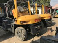 China White TCM FD70 Forklift Used 3T 5T 10T 15T 20T 25T 30T Good Condition 1.8M Fork Length for sale