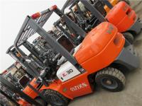 China Fork Length 1.2M Used Japan Original Forklift FD30 FD35 Diesel 3 Ton Manual Forklift for sale