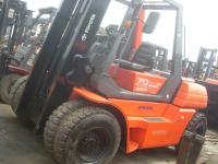 China White TCM FD70 Forklift Used 3t 5t 10t 15t 20t 25t 30t in Good Condition from JAPAN for sale