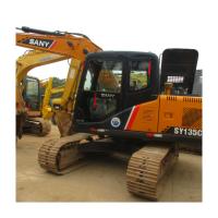 China Sany SY135C Used construction Excavator With 600 Working Hours for sale