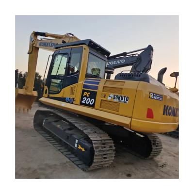 China Used Komatsu PC200-8 Hydraulic Crawler Digger Excavator Great Condition and Affordable for sale