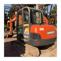 China YANG MA 4TNV94L Engine Used Doosan Dh60 7 6ton Mini Small Crawler Excavator for Demolition for sale