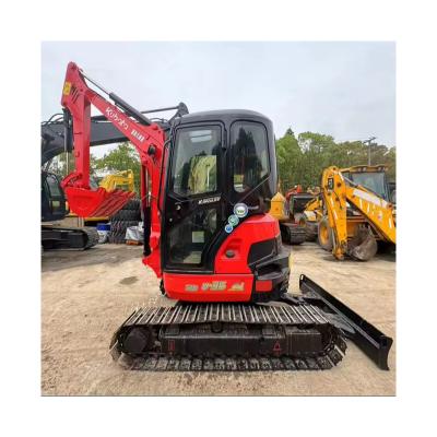 China Japan Used Kubota U35 3.5 Ton Small Excavator Machinery with Original Hydraulic Valve for sale