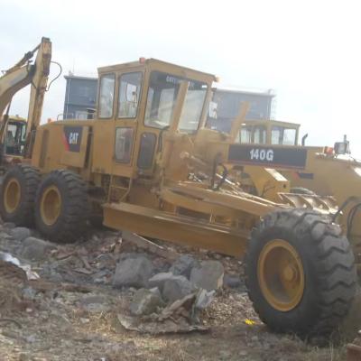 China Good Condition 17000 KG Used CAT 140H Motor Grader 140K 140G Caterpillar Machinery for sale