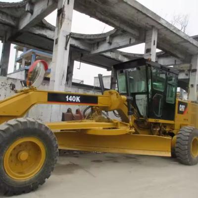 China JAPAN CATERPILLAR 140K Motor Grader Good Condition Used CAT 140H 140K Wheel Grader for sale