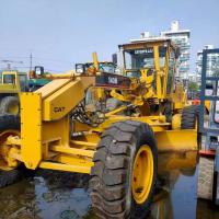 China Cat 140h Motor Grader with Cummins Engine 1200 Working Hours Used Parts in Shanghai for sale