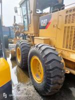 China Cat 140h Motor Grader with Cummins Engine 1200 Working Hours Used Parts in Shanghai for sale