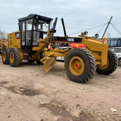 China CAT 140K Grader 1200 Working Hours Second Hand CAT 140H 140G with Cummins Engine for sale