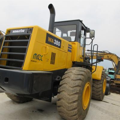 China Komatsu WA380 Wheel Loader Used Payloader Second Hand Front Loaders 20 Ton Rated Load for sale