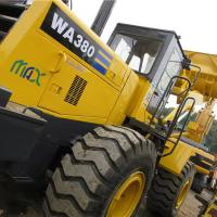 China Komatsu WA380 Wheel Loader Used 890 Working Hours 16360-16370 kg Original Secondhand for sale