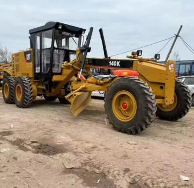 China 2015 CAT 140K Used Motor Grader 1200 Working Hours 17000 KG Second Hand 140H 140G for sale