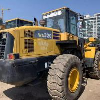China Komatsu WA300 WA320 WA380 WA470 Small Wheel Loader and 13995 14000 kg Machine Weight for sale