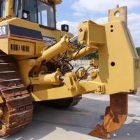 China CAT D8R Used Crawler Bulldozer with 11.7 Dozing Capacity and KYB Hydraulic Cylinder for sale