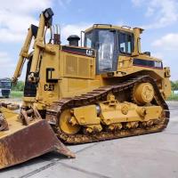 China CAT D8R Used Crawler Bulldozer with 11.7 Dozing Capacity and KYB Hydraulic Cylinder for sale