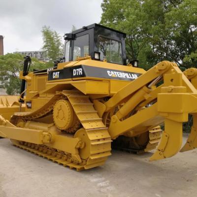 China Hydraulic Crawler Tractor CAT D5K D5H D5 D4 D6 D7 Dozer Used Caterpillar D7R Bulldozers for sale