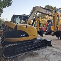 China Lowest Caterpillar 308C Excavator with Used Track Shoes and 8000kg Operating Weight for sale