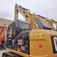 China CAT 312D Crawler Hydraulic Digger with 12920kg Operating Weight and C4.2ACERT Engine for sale