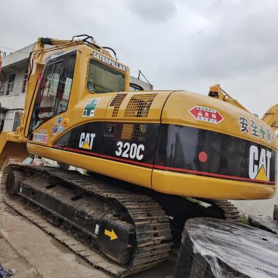 China Japan 320C Used Caterpillar Excavator with ORIGINAL Hydraulic Valve in Good Condition for sale