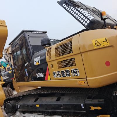 China Used Cat 330 Excavator 31000 KG Machine Weight Good Condition 330d Crawler Diggers for sale